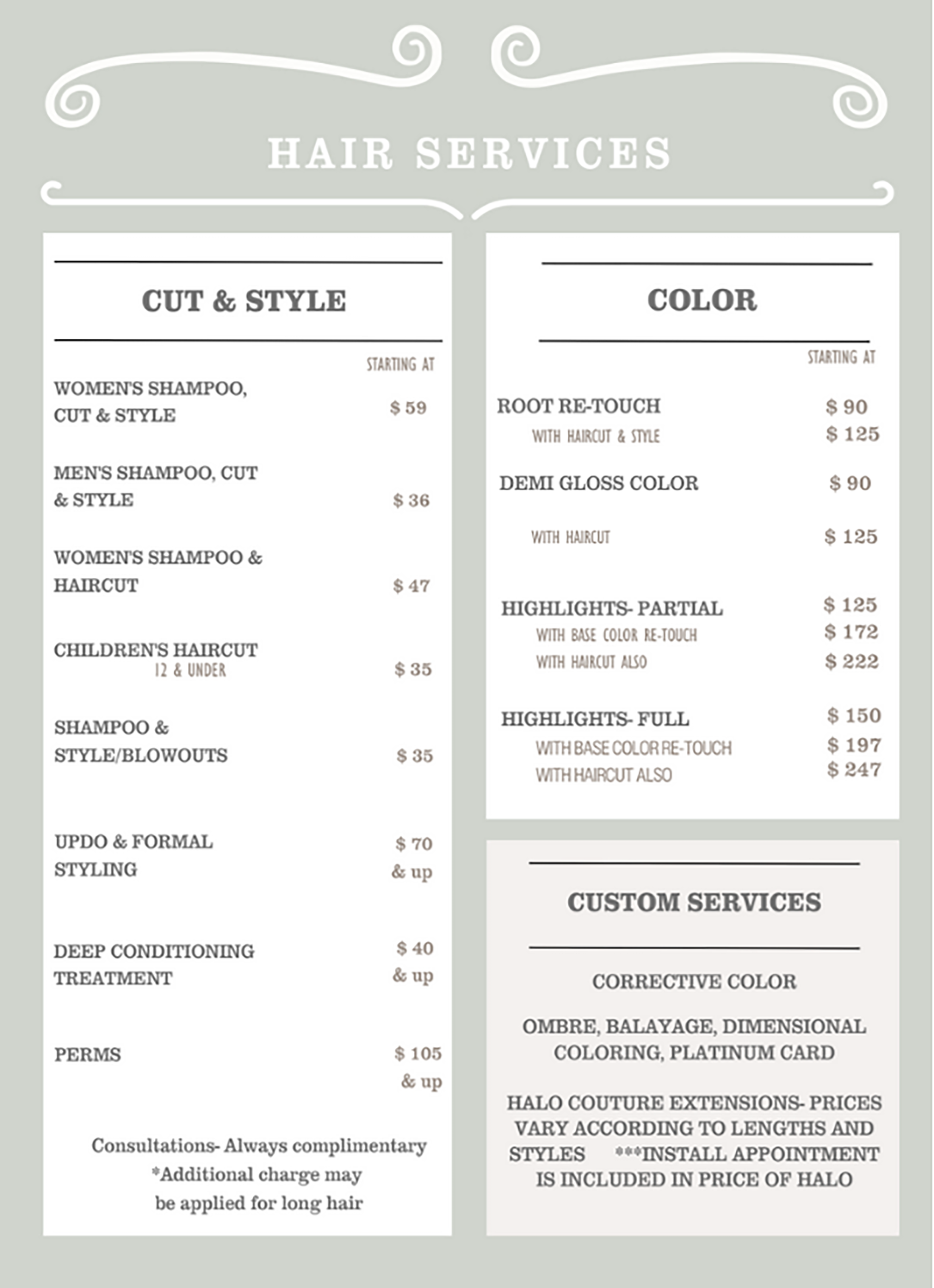 Hair Services - Stylin' Hair Salon and Spa